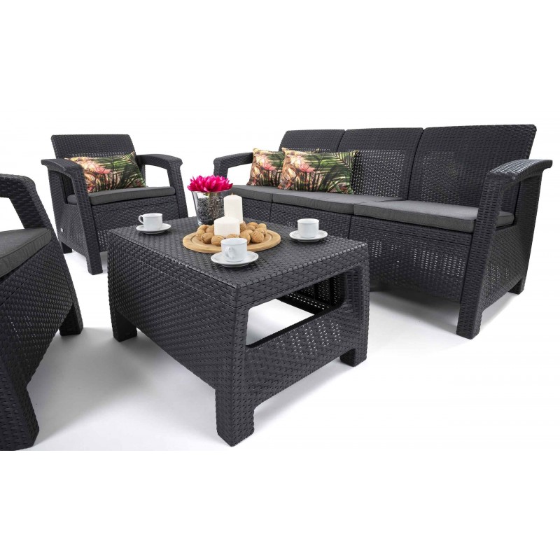Meble Ogrodowe Corfu Set Max 3-os