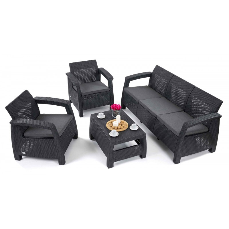 Meble Ogrodowe Corfu Set Max 3-os